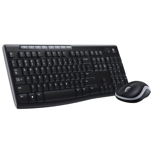 Клавиатура + мышь Logitech Wireless Combo MK270 Black