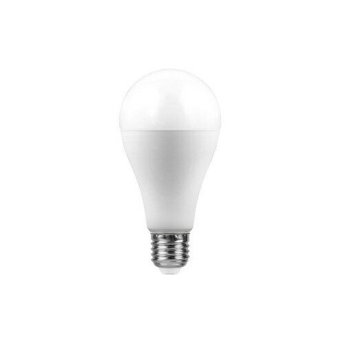 Светодиодная LED лампа Feron ЛОН A65 E27 25W(2200lm) 6400K 6K матовая 135x65, LB-100 25792 (упаковка 16 штук)