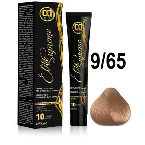 Constant Delight Крем-краска для волос Elite Supreme, 9/65 очень светлый блонд шоколадно-золотистый, 100 мл