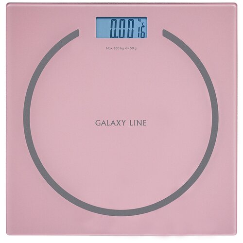 Весы напольные электронные, до 180 кг Galaxy GL 4815 розовый