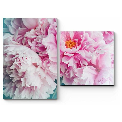 Модульная картина Нежно-розовые пионы 150x113