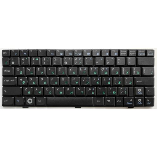 Клавиатура для ноутбука Asus eeePC 1000, 1000H, 1000HD, 1000HE. Чёрная.