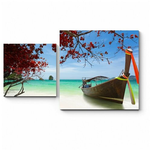 Модульная картина Тропический пляж Краби 120x72