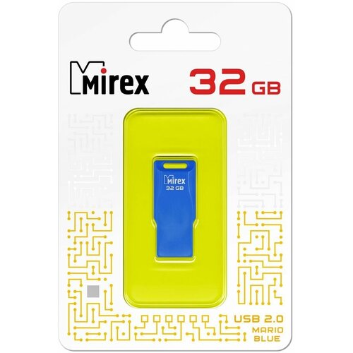Флешка USB Flash Drive Mirex MARIO BLUE 32GB