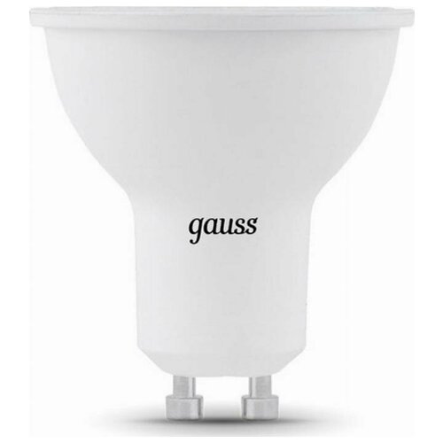 Светодиодная лампа Gauss Black 7W эквивалент 75W 4100K 630Лм GU10 для спотов MR16