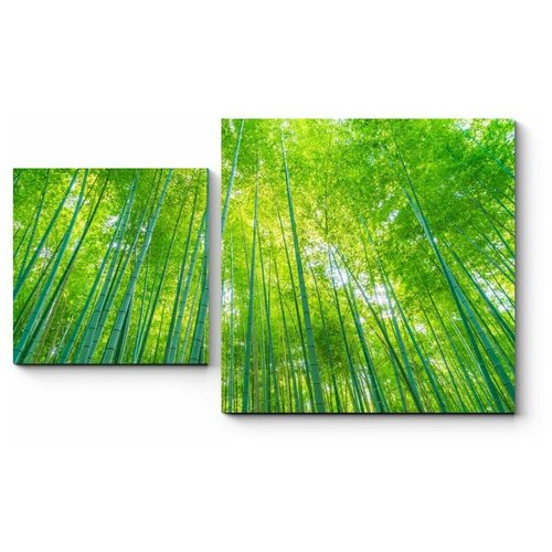 Модульная картина Бамбуковый лес 70x42