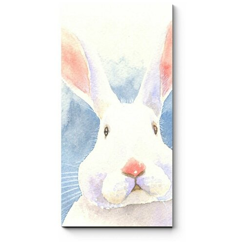 Модульная картина Акварельный кролик40x80