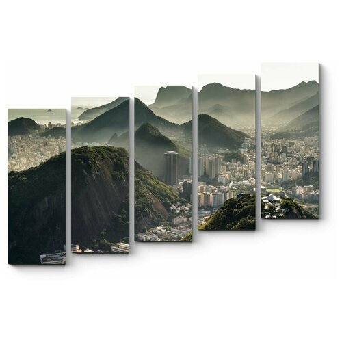 Модульная картина Вид с высоты на Рио-де-Жанейро220x154