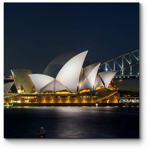 Модульная картина Огни ночного Сиднея 120x120