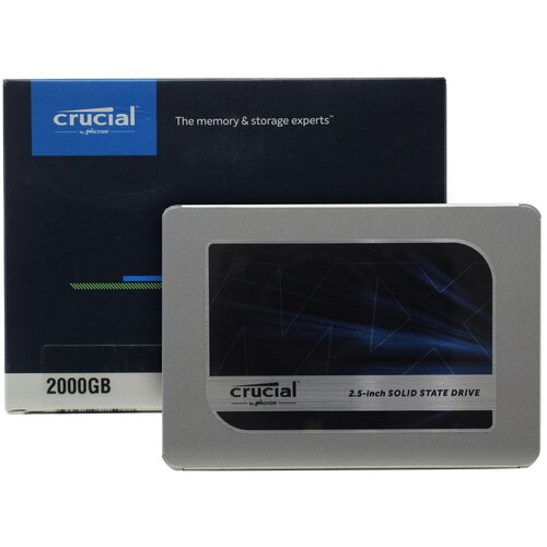 Твердотельный накопитель Crucial MX 2 ТБ SATA CT2000MX500SSD1