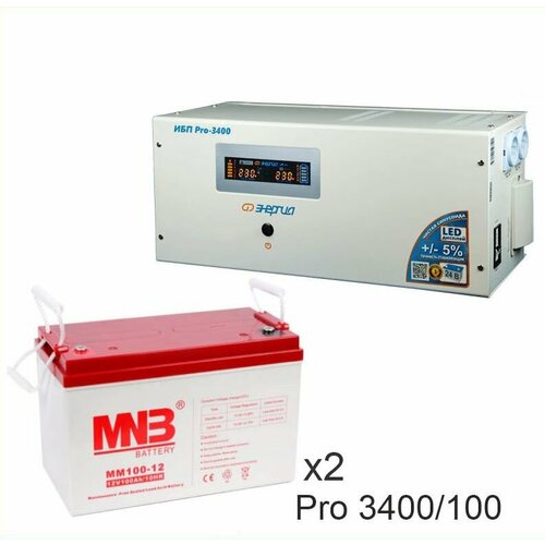 Энергия PRO-3400 + Аккумуляторная батарея MNB MМ100-12