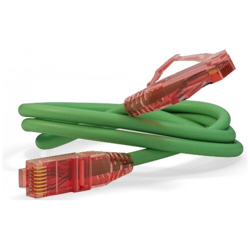 Патч-корд Hyperline U/UTP, сетевой кабель Ethernet Lan для интернета, категория 5е, витой, 100% Fluke, LSZH, 3 м, зеленый