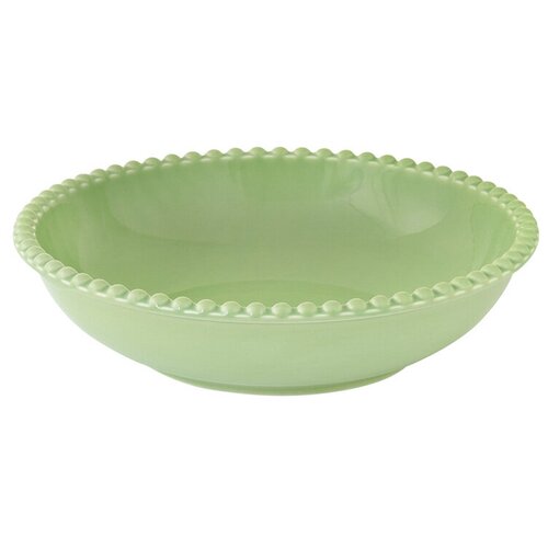 Тарелка суповая Tiffany, зелёная, 20 см (Easy Life)