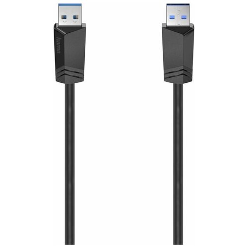 Кабель Hama H-200624 USB A(m) USB A(m) 1.5м черный