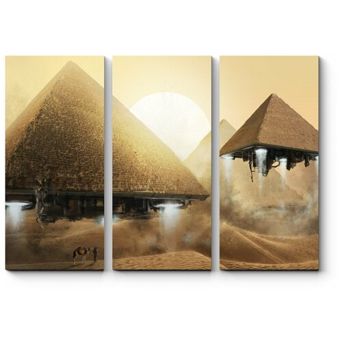 Модульная картина Секрет пирамид 150x108