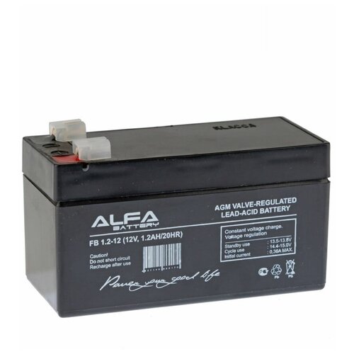 Аккумуляторная батарея ALFA Battery FB 1.2-12 12В 1.2 А·ч