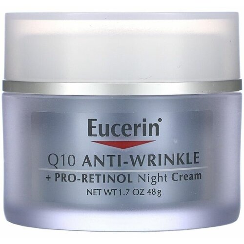 Eucerin, ночной крем против морщин с коэнзимом Q10 и про-ретинолом, 48 г