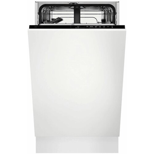 Встраиваемая посудомоечная машина Electrolux EEA12100L, узкая, ширина 44.6см, загрузка 9 комплектов