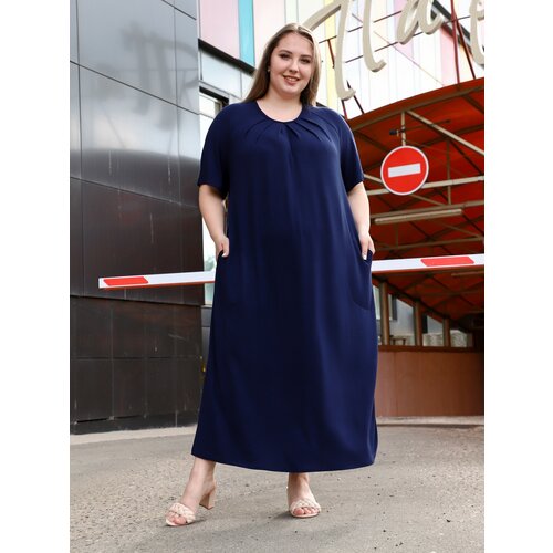 Платье Территория СтрекоZZ, размер 68, синий