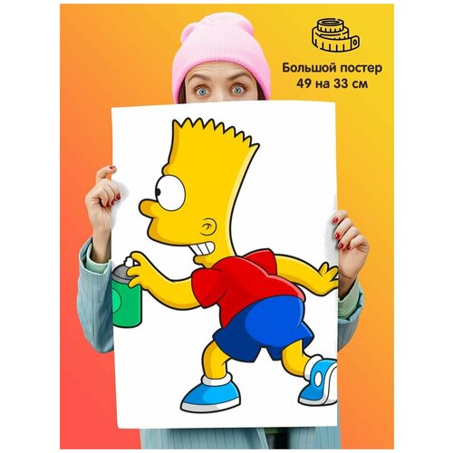 Постер плакат Simpsons Симпсоны Барт