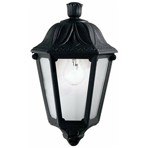 Уличный настенный светильник Ideal Lux Anna AP1 Small Nero 101552