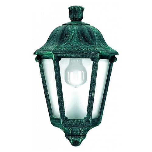 Fumagalli Светильник уличный Iesse M22.000.000.VXF1R, E27, 6 Вт, цвет арматуры: зеленый, цвет плафона бесцветный