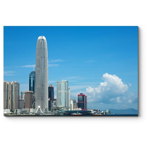 Модульная картина Небоскребы Гонконга140x93