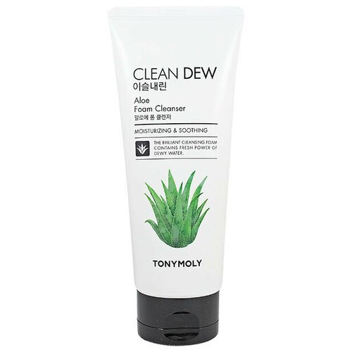 Пенка для очищения с экстрактом алоэ вера Тони Моли —Tony Moly CLEAN DEW ALOE FOAM CLEANSER