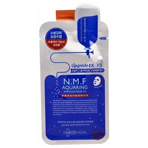 Mediheal, Маска тканевая для лица с NMF, N. M. F Aquaring Ampoule Mask, 35 мл