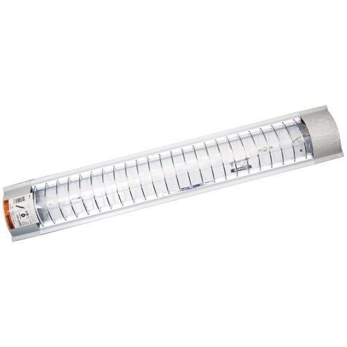 Настенно-потолочный светильник TDM ELECTRIC ЛПО 3017 (c решеткой), G13, 36 Вт, кол-во ламп: 2 шт., цвет арматуры: серый