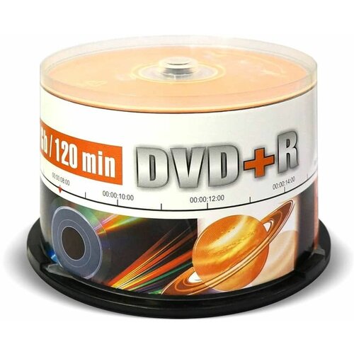 Диски DVD+R Mirex Brand 16X 4,7GB Cake box 50