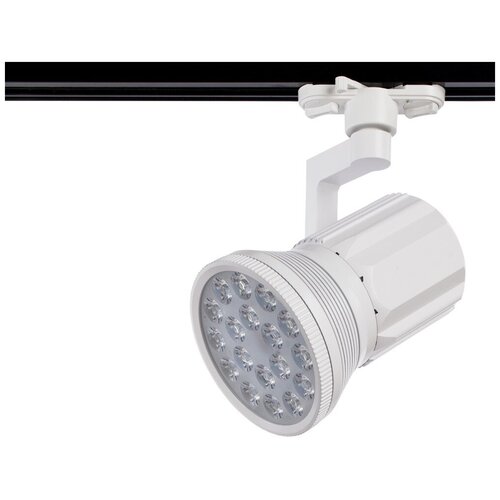 Трековый светильник Arte Lamp A6118PL-1WH, 4000 К, белый
