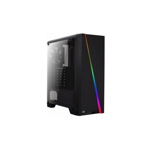 AeroCool Корпус Cylon черный без БП ATX 1x120mm 2xUSB2.0 1xUSB3.0 audio CardReader bott PSU 968842