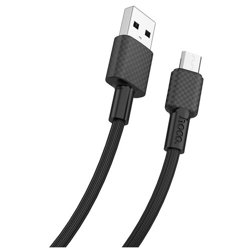 Кабель Hoco X29 microUSB, 1 метр, цвет: черный