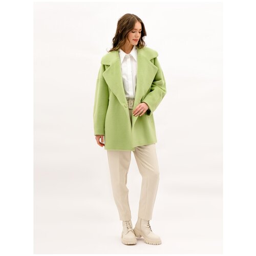 Пальто  Lea Vinci, размер 50/170, зеленый