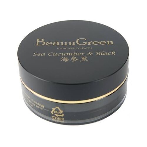 Beauugreen Патчи гидрогелевые для кожи вокруг глаз Sea Cucumber & Black, 60 шт.