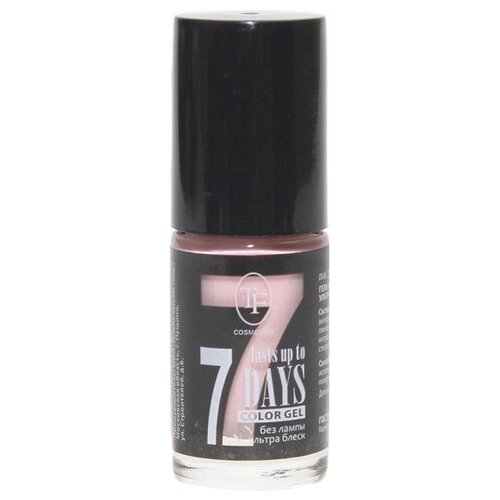 TF Cosmetics лак для ногтей 7 days Color Gel, 8 мл, №203 розовый жемчуг