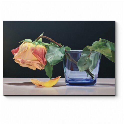 Модульная картина Чайная роза 110x73