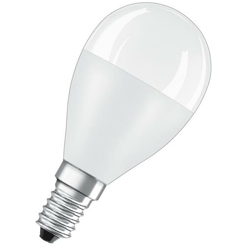Лампа светодиодная LED 10 Вт E14 3000К 800Лм шарик 220 В (замена 75Вт) 4058075579712 LEDVANCE