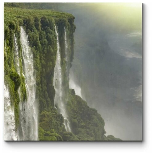 Модульная картина Мохнатый водопад 20x20