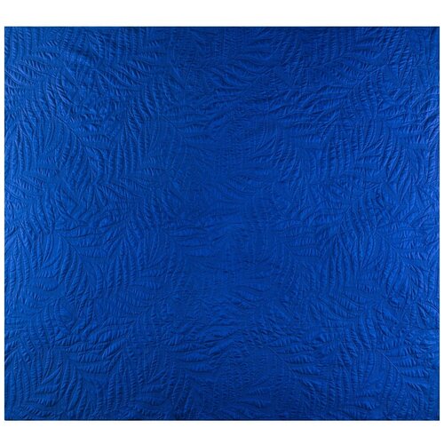Покрывало стеганое "Shangri La", 210х220 см, цвет: синий