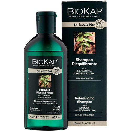 BioKap шампунь Rebalancing восстанавливающий  для жирных волос, 200 мл