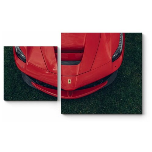 Модульная картина Капот Ferrari LaFerrari120x72