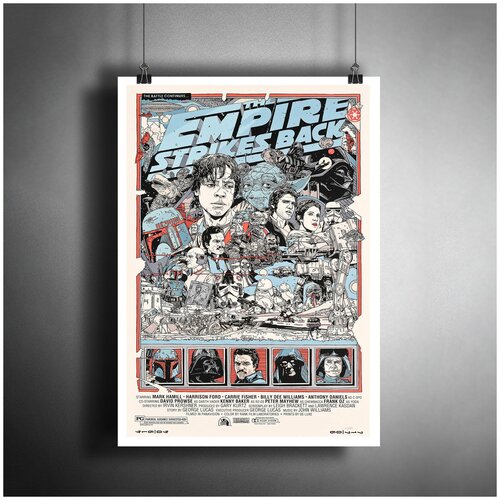 Постер плакат для интерьера "Звёздные Войны. Star Wars"/ Декор дома, офиса, комнаты A3 (297 x 420 мм)