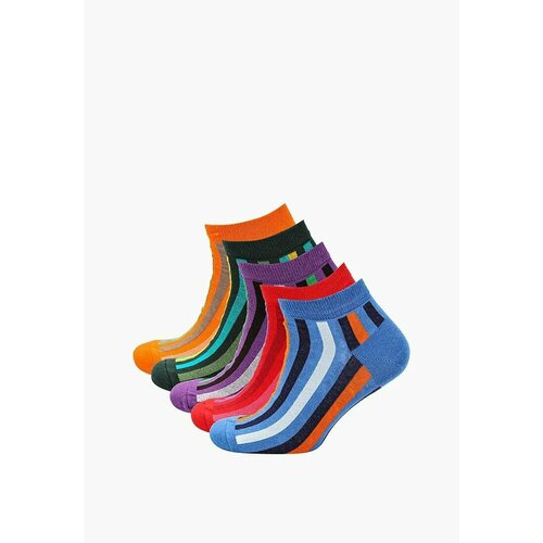 Носки Big Bang Socks, 5 пар, размер 40-44, желтый, красный, голубой, зеленый