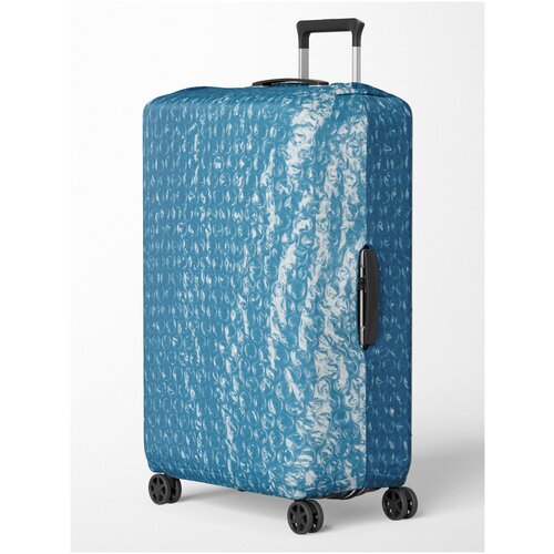 Чехол для чемодана , размер S, голубой