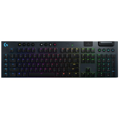 Игровая беспроводная клавиатура Logitech G G915 Tactile Switch GL Tactile, черный, английская/русская (ISO)