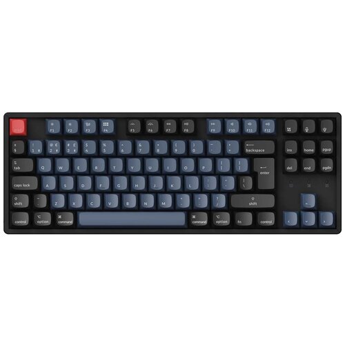 Беспроводная клавиатура Keychron K8 Pro Gateron G Pro Brown, черно-синий, русская