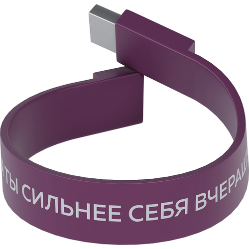 Флеш накопитель памяти браслет USB 8GB 2.0 More Choice MF8arm (Purple)