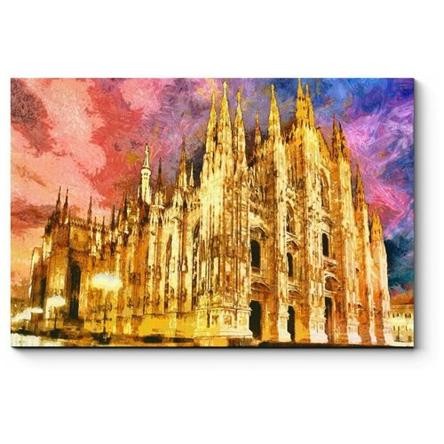 Модульная картина Вечерние краски Милана 80x53